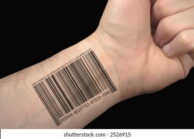 Bar Code Printed On Hand Stock Photo 2526915 | Shutterstock