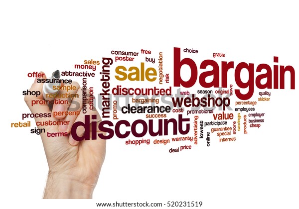 Bargain Word Cloud Stock Photo 520231519 | Shutterstock