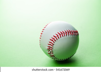 Green Background Baseball Ball Stock Photo 1172902393 | Shutterstock