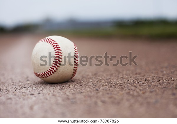 Baseball Laying Base Path On Baseball Stock Photo (Edit Now) 78987826