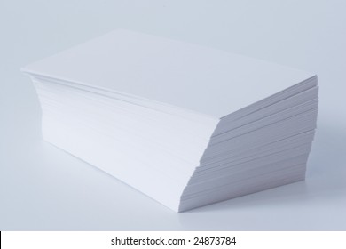 Batch Blank Thick Paper Stock Photo 24873784 | Shutterstock