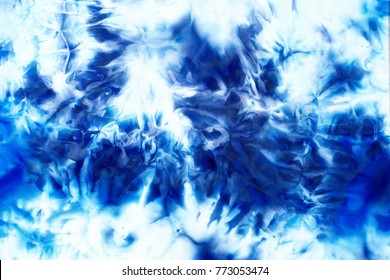 Batik Background Textile Batik Structure Blue Stock Photo (Edit Now ...