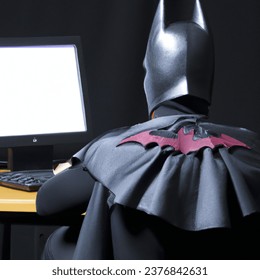 Batman Studying Batcave AI-generated image 2379917859 | Shutterstock