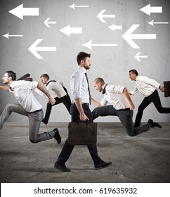 Be Different Man Differs Crowd Foto de stock 619635932 | Shutterstock