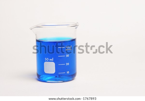Beaker Blue Liquid Inside Stock Photo 1767893 | Shutterstock