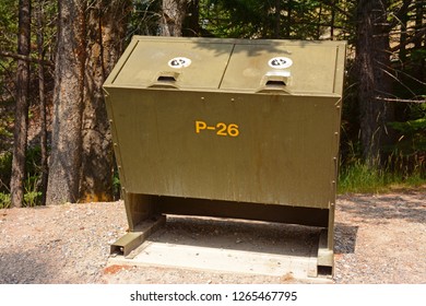 Bear Proof Garbage Container Stock Photo 1265467795 | Shutterstock