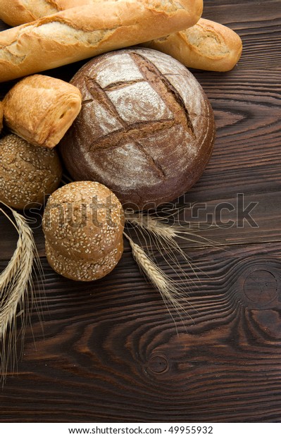 Beautiful Bakery Bread Border Stock Photo (Edit Now) 49955932