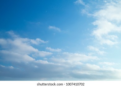 Beautiful Celestial Background White Cloud On Stock Photo 1007410702 ...