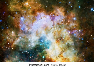 Beautiful Colors Outer Space Elements This Stock Photo 1901046532 ...