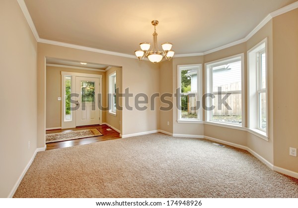 Beautiful Empty Room Designed Angle Wall Stock Photo (Edit Now) 174948926