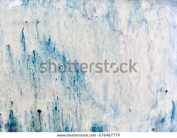 Beautiful Glazes Effect Handmade Ceramic Texture Stock Photo 676487779 ...