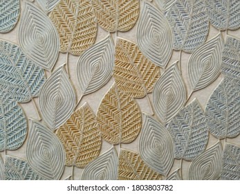 Beautiful Leaf Texture Tileleaves Pattern Wall Stock Photo (Edit Now ...