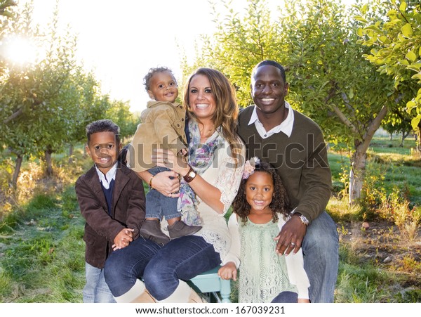 Beautiful Multi Ethnic Family Portrait Outdoors Stock Photo (Edit Now ... Beautiful Multi Ethnic Family Portrait Outdoors Stock Photo (Edit Now ...