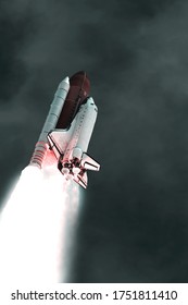 Beautiful Rocket Launch Elements This Image Stock Photo (Edit Now ...