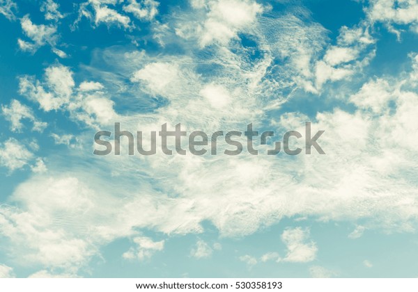 Beautiful Sky White Cloud Sky Gradient Stock Photo 530358193 | Shutterstock