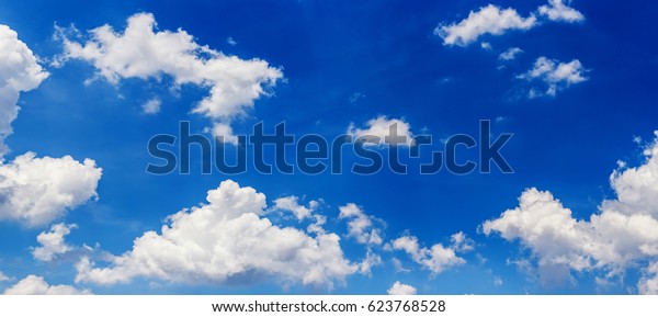 Beautiful Sky White Cloud Sky Gradient Stock Photo 623768528 | Shutterstock
