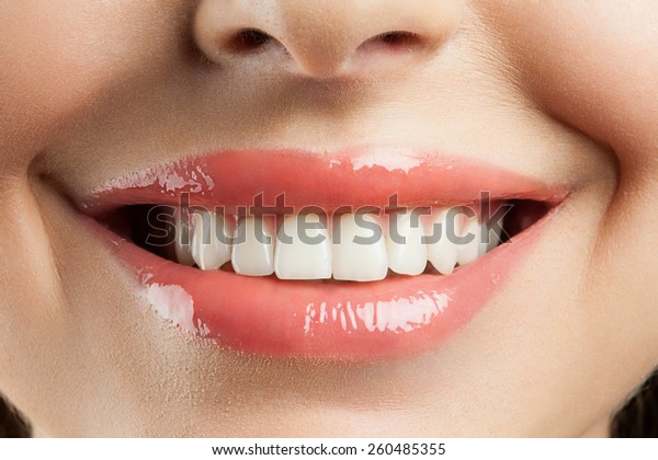 Beautiful Smile Withe Teeth Stock Photo 260485355 | Shutterstock