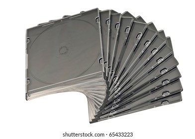 Beautiful Stack Disc Cases Isolated On Stock Photo 65433223 | Shutterstock