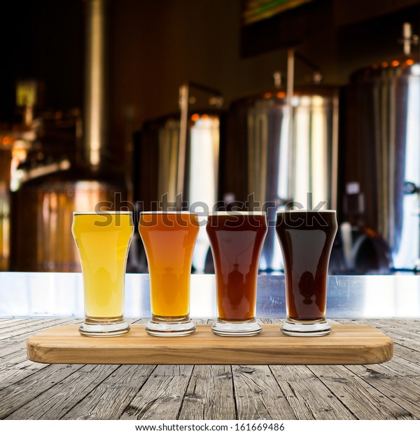 Beer Flight Stock Photo (Edit Now) 161669486