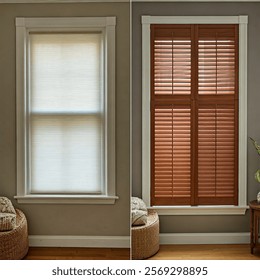 Before Photo Plain Outdated Window Setup AI-generated image 2569297389 ...