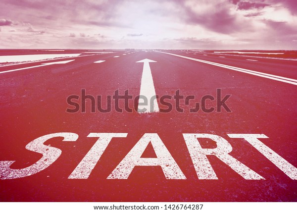 Beginning Path Start Symbol Initiation New Stock Photo 1426764287 ...