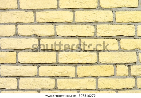 Beige Bricks Wall Texture Stock Photo (Edit Now) 307316279