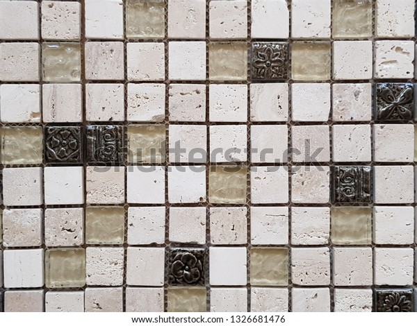 Beige Ceramic Tile Background Patterns Design Stock Photo 1326681476 ...