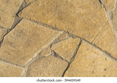 Beige Stone Wall Surface Texture Background Stock Photo 394459549 ...