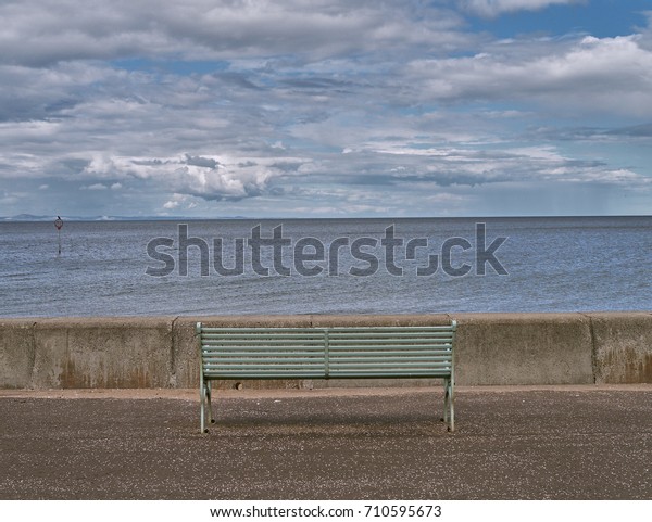 Bench View Beach Stock Photo 710595673 | Shutterstock