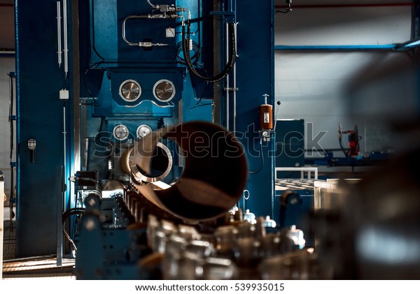 Bending Machine Large Diameter Pipe Stock Photo (Edit Now) 539935015