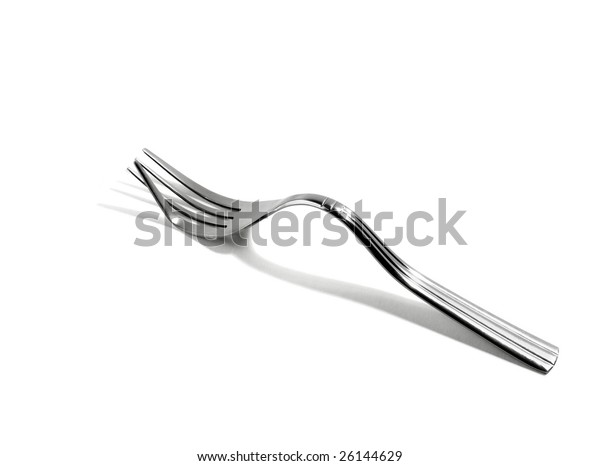 Bent Dinner Fork Stock Photo 26144629 | Shutterstock