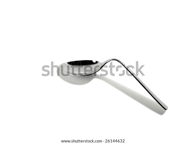 Bent Dinner Spoon Stock Photo (Edit Now) 26144632