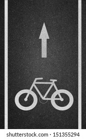 Bike Lane Asphalt Texture Stock Illustration 501201541