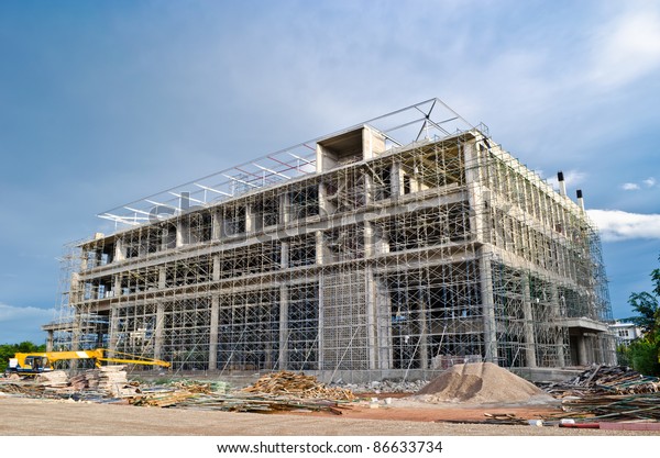 Big Building Construction Stock Photo (Edit Now) 86633734
