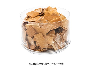 Big Bunch Rectangular Crackers Round Glass Stock Photo 245419606 ...