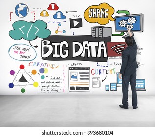 Big Data Information Storage System Technology Stock Photo 393680104 ...