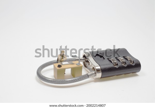 Big Lock Mini Security Guard Stock Photo 2002214807 | Shutterstock
