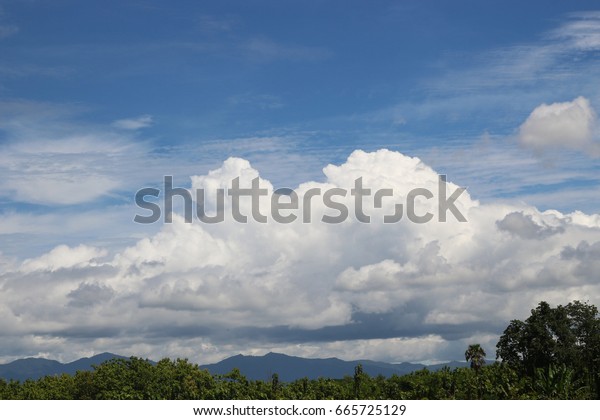 Big Rain Cloud Stock Photo 665725129 | Shutterstock
