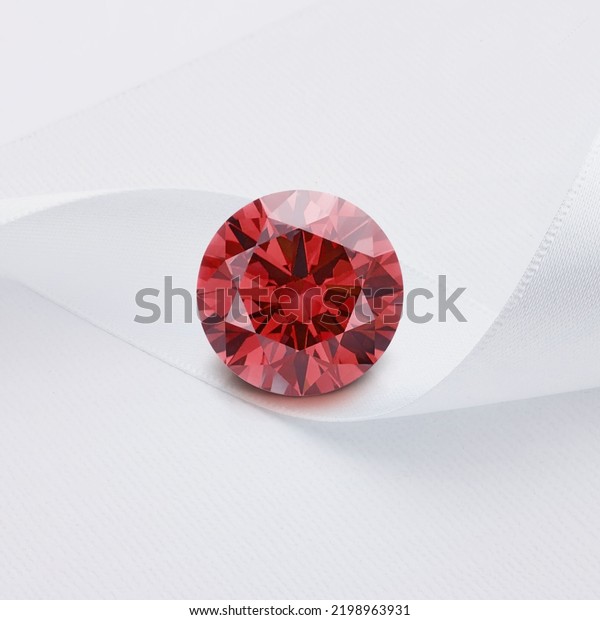 Big Red Ruby Gemstone On White Stock Photo 2198963931 | Shutterstock