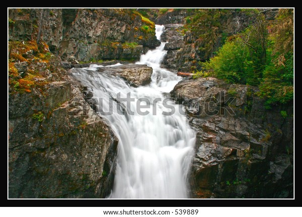 Big Timber Waterfall Stock Photo 539889 | Shutterstock