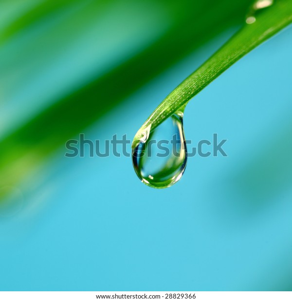 Big Water Drop Stock Photo (Edit Now) 28829366