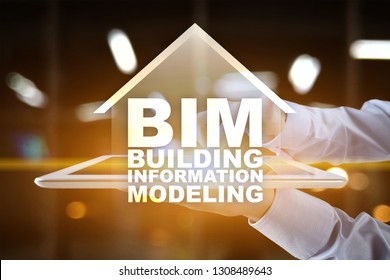 Bim Building Information Modeling Process Generation Stock Photo ...