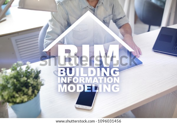 Bim Building Information Modeling Process Generation Stock Photo ...