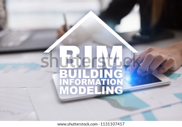 Bim Building Information Modeling Process Generation Stock Photo ...