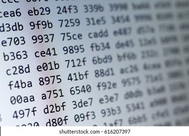71 Hex dump Images, Stock Photos & Vectors | Shutterstock