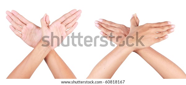 Bird Hand Gesture Stock Photo (Edit Now) 60818167