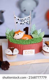 Birthday Cake Fox Theme Stock Photo 2168777779 | Shutterstock