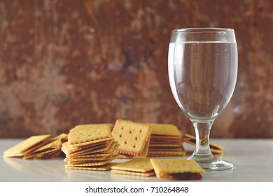 Biscuits Drinking Water On Table Stock Photo 710264848 | Shutterstock
