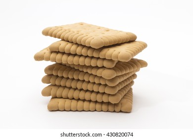 Biscuits Isolated On White Background Stock Photo 430820074 | Shutterstock