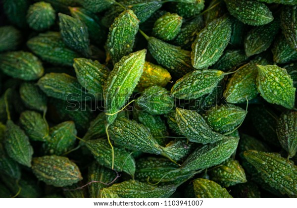 Bitter Gourd Background Stock Photo (Edit Now) 1103941007